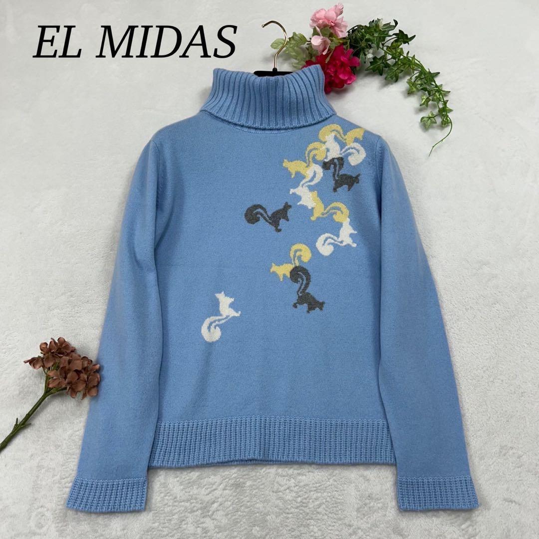 Yahoo!オークション - G752 美品 L エルミダ カシミヤ混100% ニット ブ...