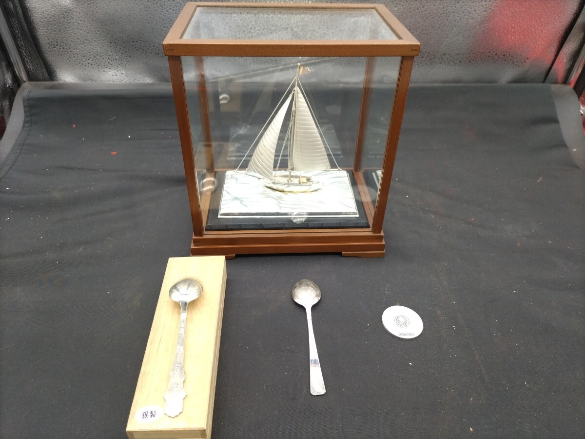 銀製 ヨット 帆船 台座含む318g 銀製メダル 925 19g シルバースプーン 18g シルバースプーン925 13g SILVER 銀製品(銀製)｜売買されたオークション情報、yahoo ...