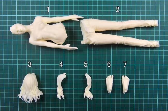 Yahoo!オークション - GK 白型 (W_2274) 1/6 ジーンズ少女 林浩己 アー...