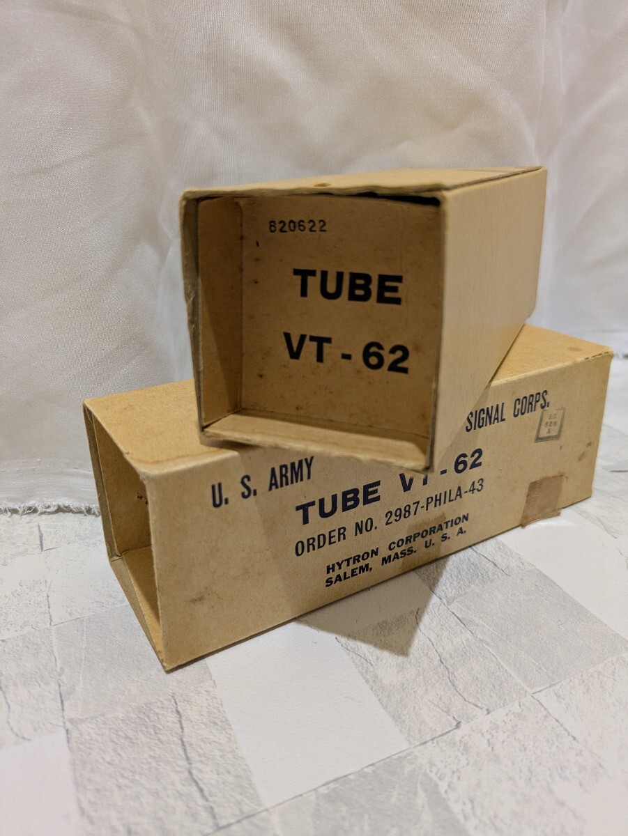 Yahoo!オークション - 2 真空管 TUBE HYTRON VT-62 U.S.ARMY