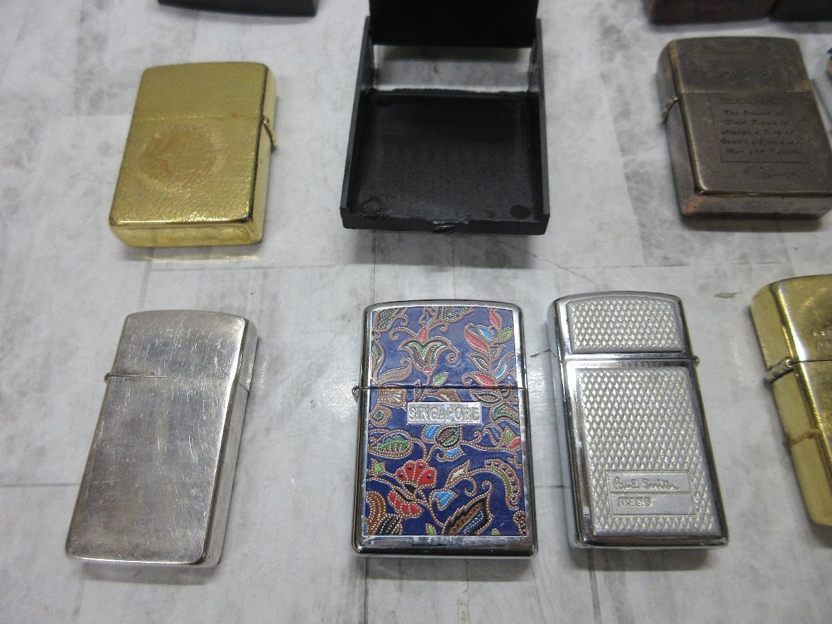 Yahoo!オークション - h ZIPPO ジッポ オイルライター まとめ 大量 23...