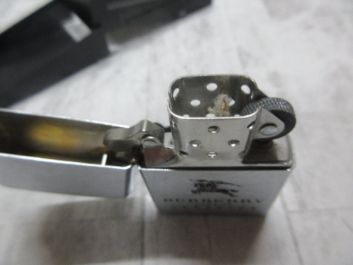 Yahoo!オークション - a4 未使用品保管品 ZIPPO BURBERRY LONDON バー...