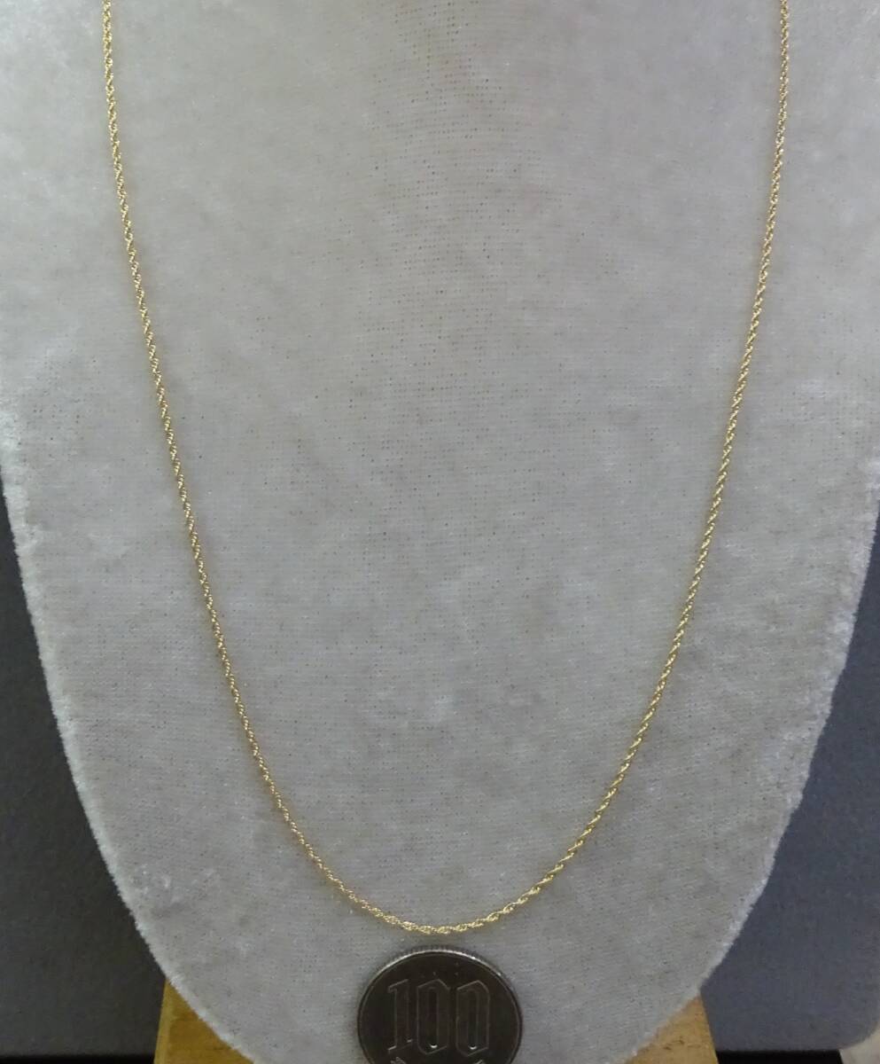 Yahoo!オークション - ペンダントに【K18】50cm・1.7g・消費税・...