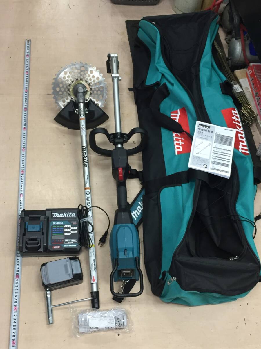 Yahoo!オークション - makita(マキタ) 40v充電式スプリット草刈機 (ア...