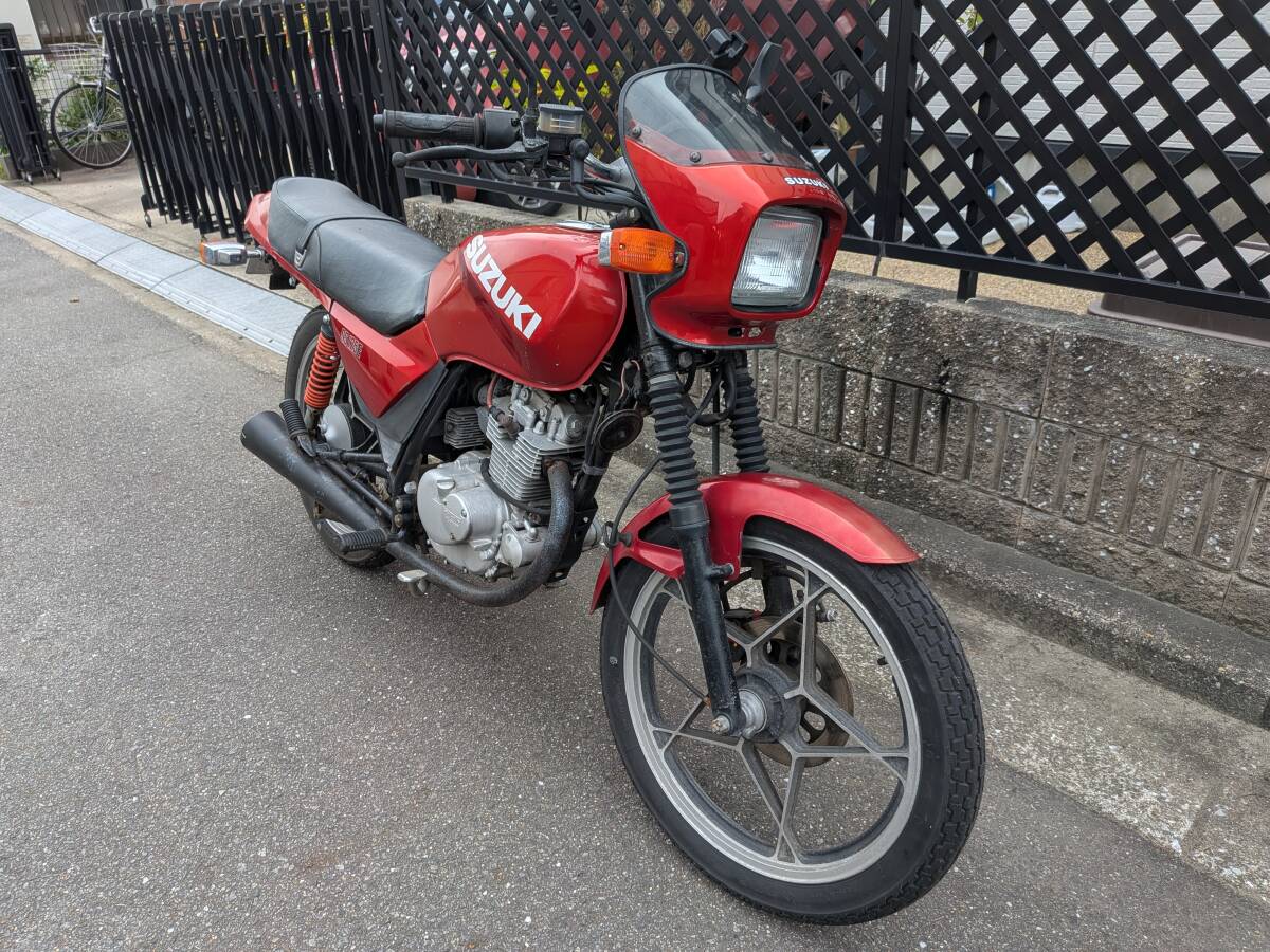 Yahoo!オークション - スズキ GS125E 初期型 カタナ NF41B キャンディ...