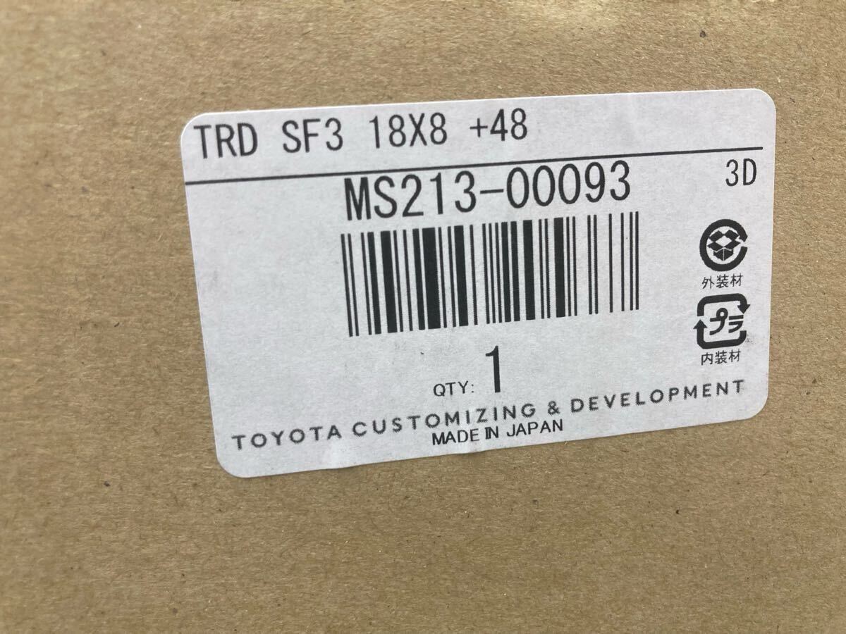 Yahoo!オークション - 送料無料 TRD SF3 アルミホイール 1本 中古品 MS...