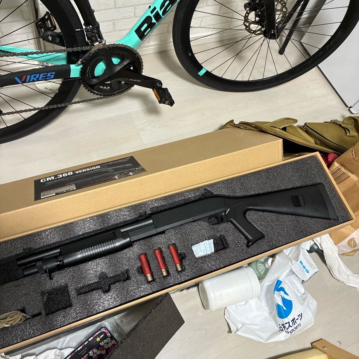 Yahoo!オークション - CYMA M3 エアガン ショットガン