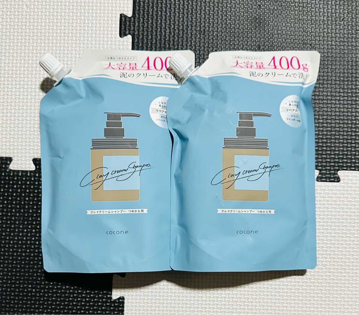 Yahoo!オークション - coconeクレイクリームシャンプー 2個セット ヘア...