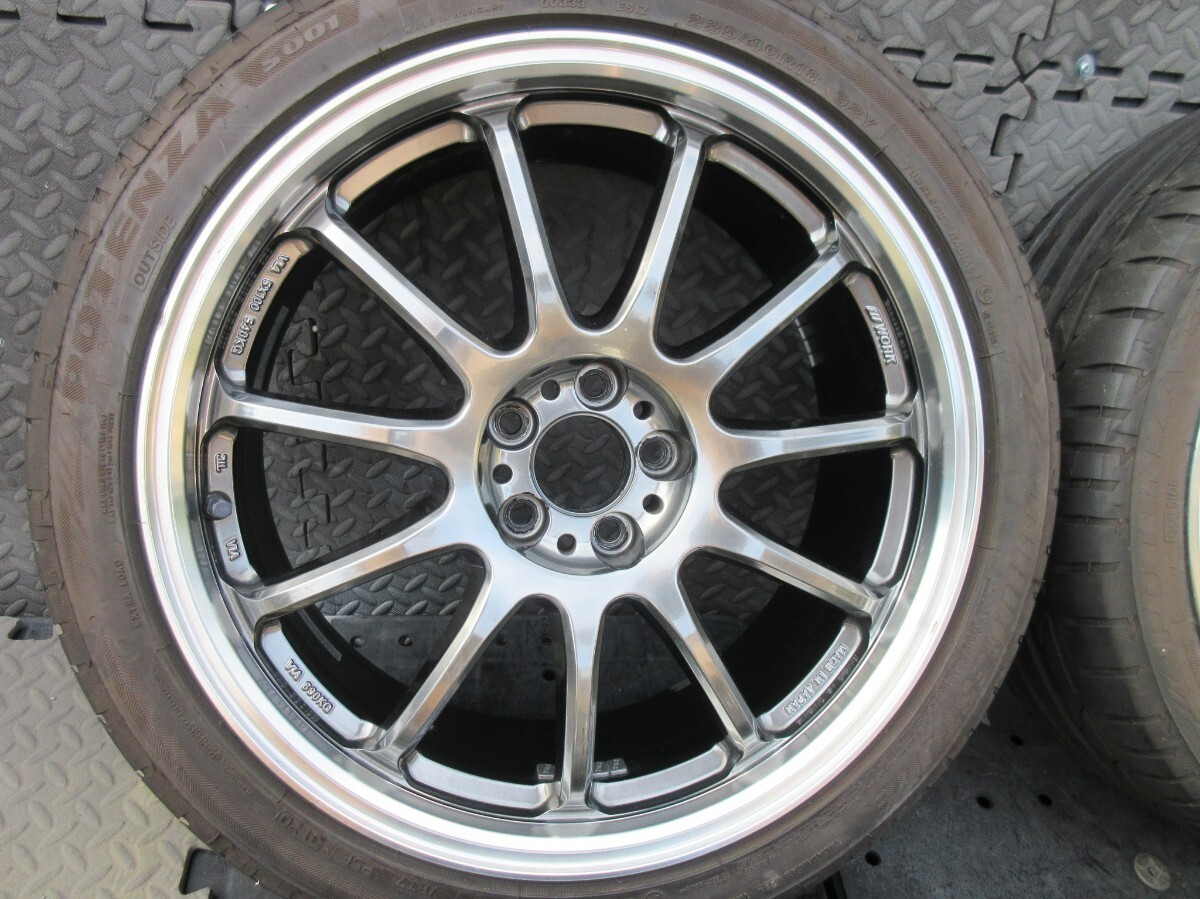 Yahoo!オークション - 軽量 WORK エモーション 11R GTC/RC バリ溝 POTE...