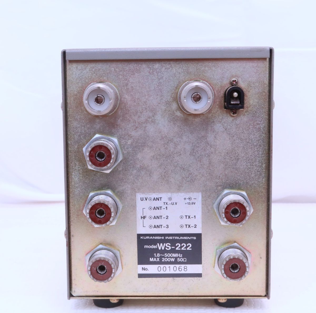 Yahoo!オークション - クラニシ 1.8～500MHz SWR＆パワー計 WS-222 RF...