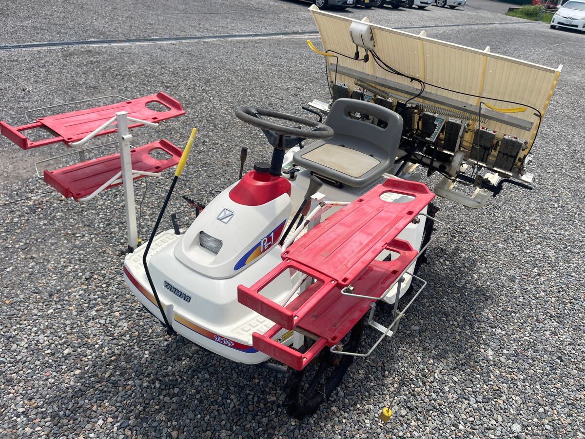 Yahoo!オークション - [直接引取限定]ヤンマー Pe-1 4条植 乗用田植...