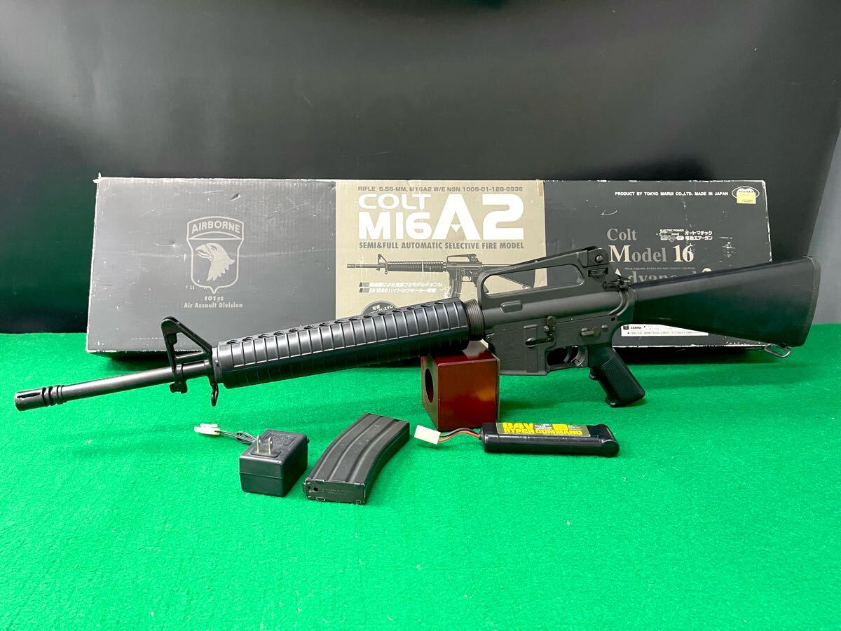 簡易 MARUI/東京マルイ 電動ガン/スタンダード電動ガン COLT/コルト M16A2 8.4Vバッテリー付 AR-15(電動ガン)｜売買されたオークション情報、yahooの商品情報を ...