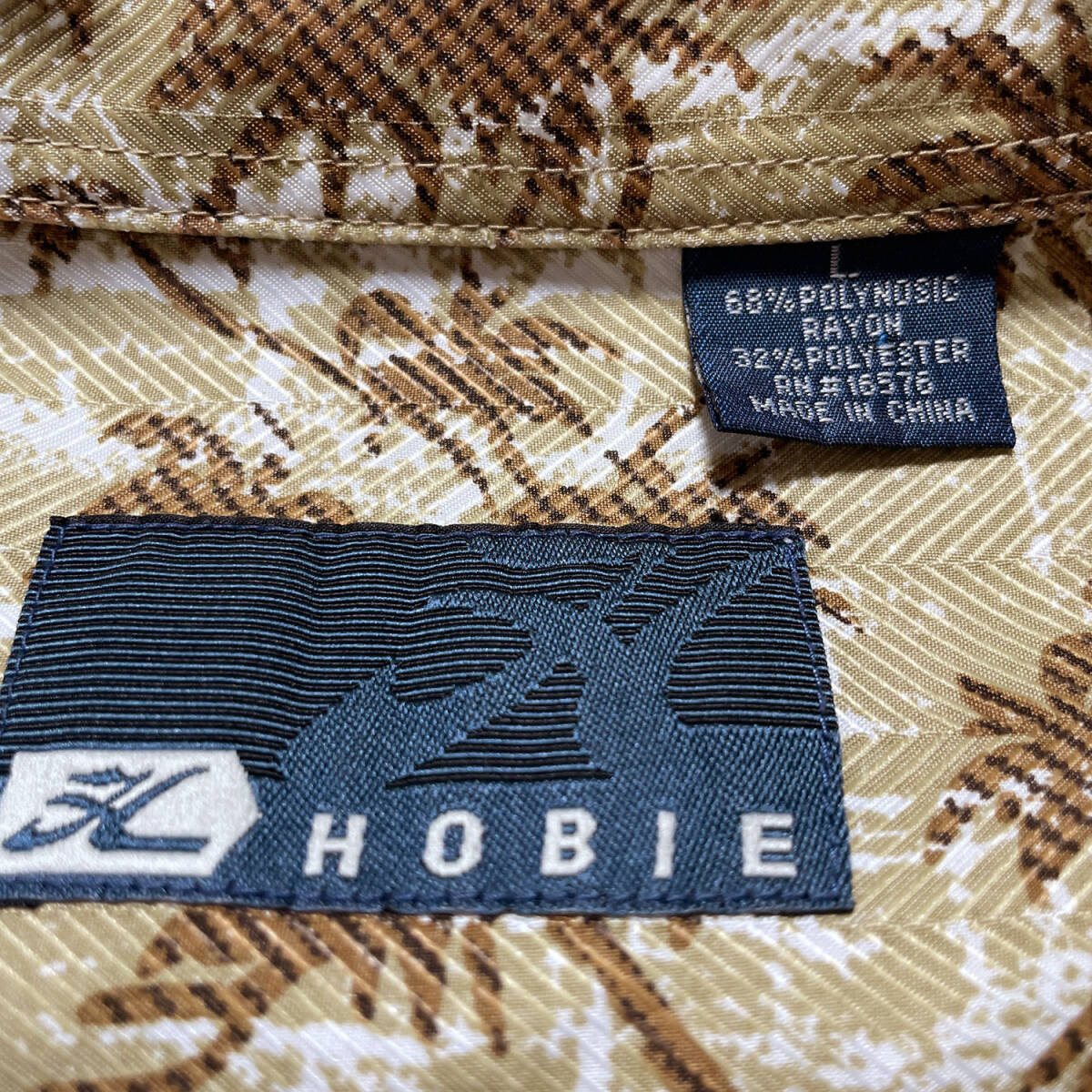 Yahoo!オークション - USA 古着 HOBIE レーヨン/ポリ アロハシャツ ハ...