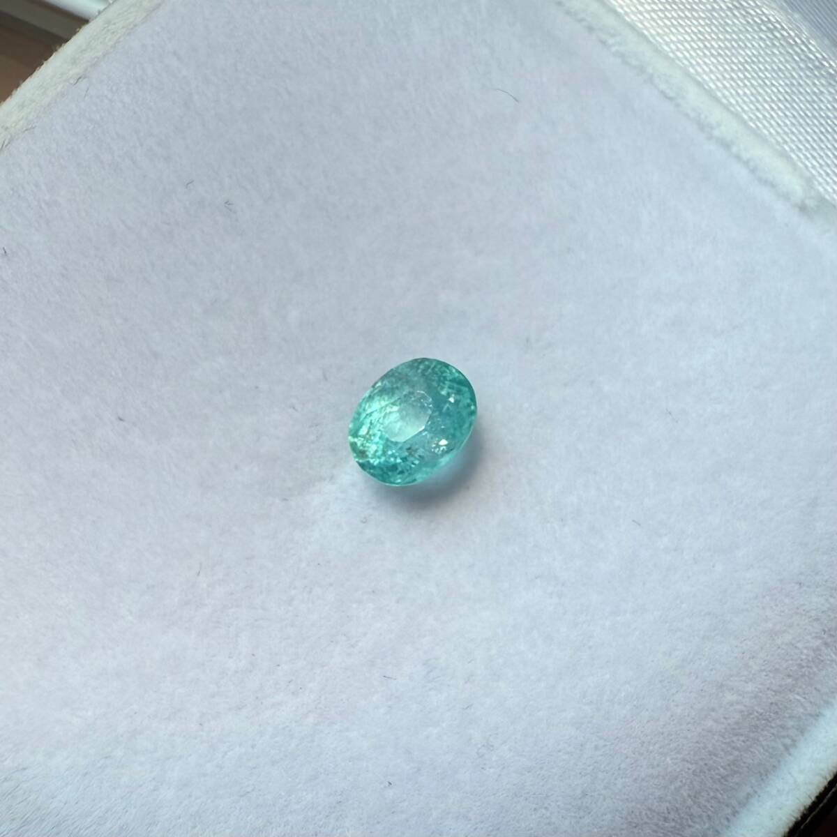 Yahoo!オークション - 0.84ct 天然 パライバトルマリン ルース ブルー ...