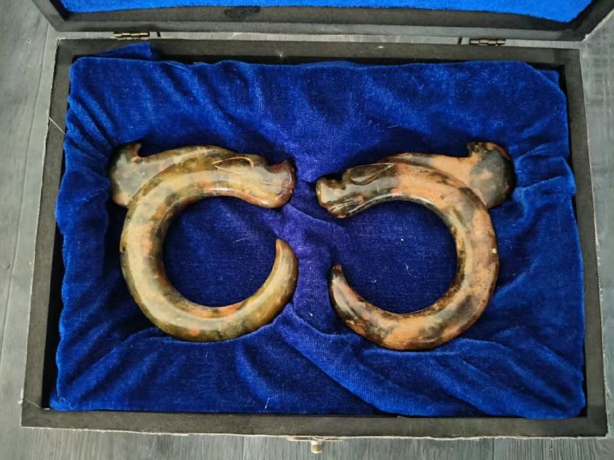 Yahoo!オークション - J35 旧家収蔵 古玩 【原石竜フック】 置物