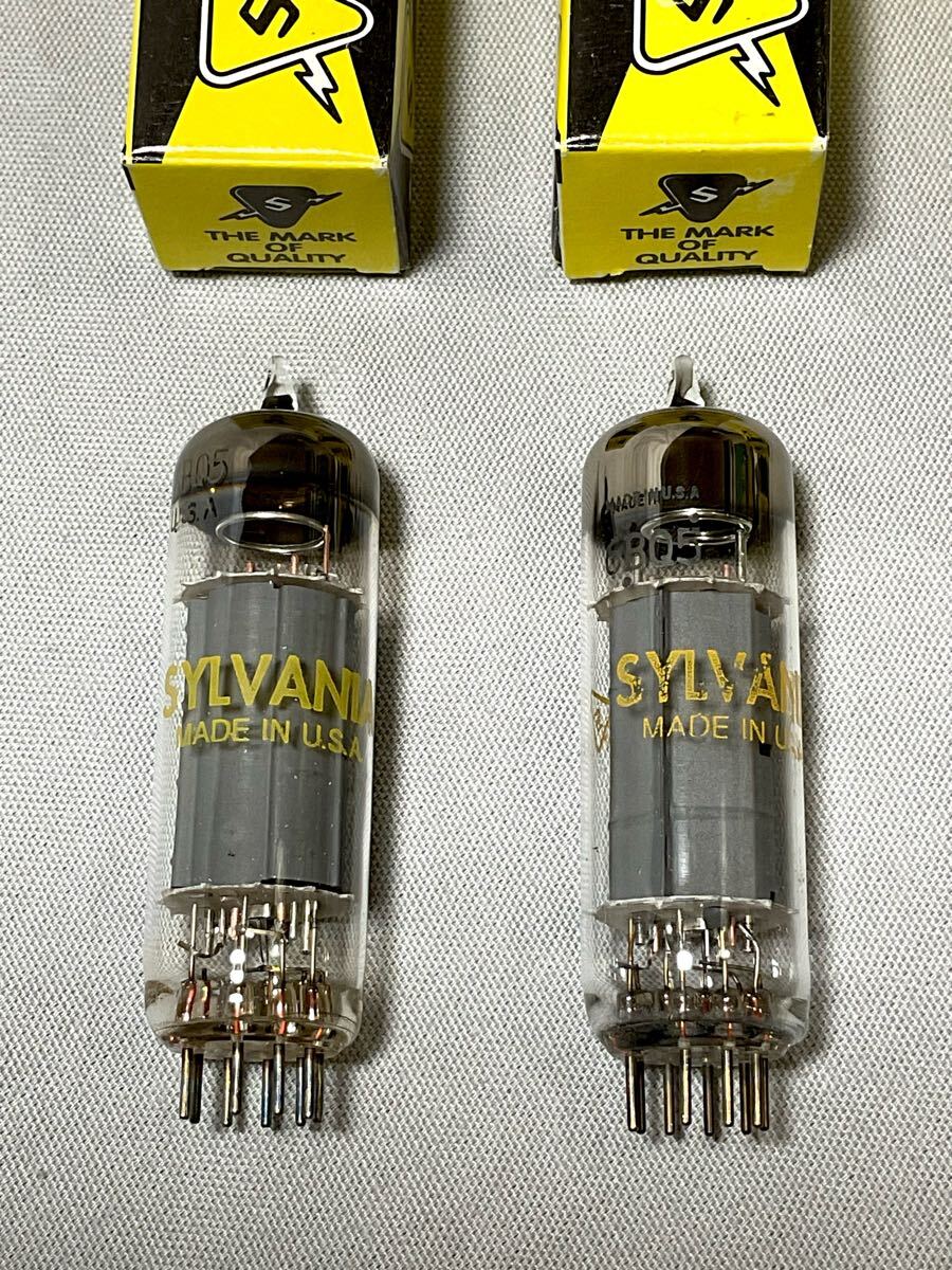 Yahoo!オークション - SYLVANIA 6BQ5/EL-84 2ペア(4本)測定済み NOS m...