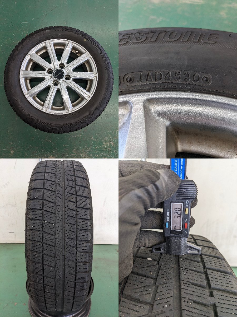Yahoo!オークション - 大田原店 中古スタッドレスSET4本 バルミナ 15イ...