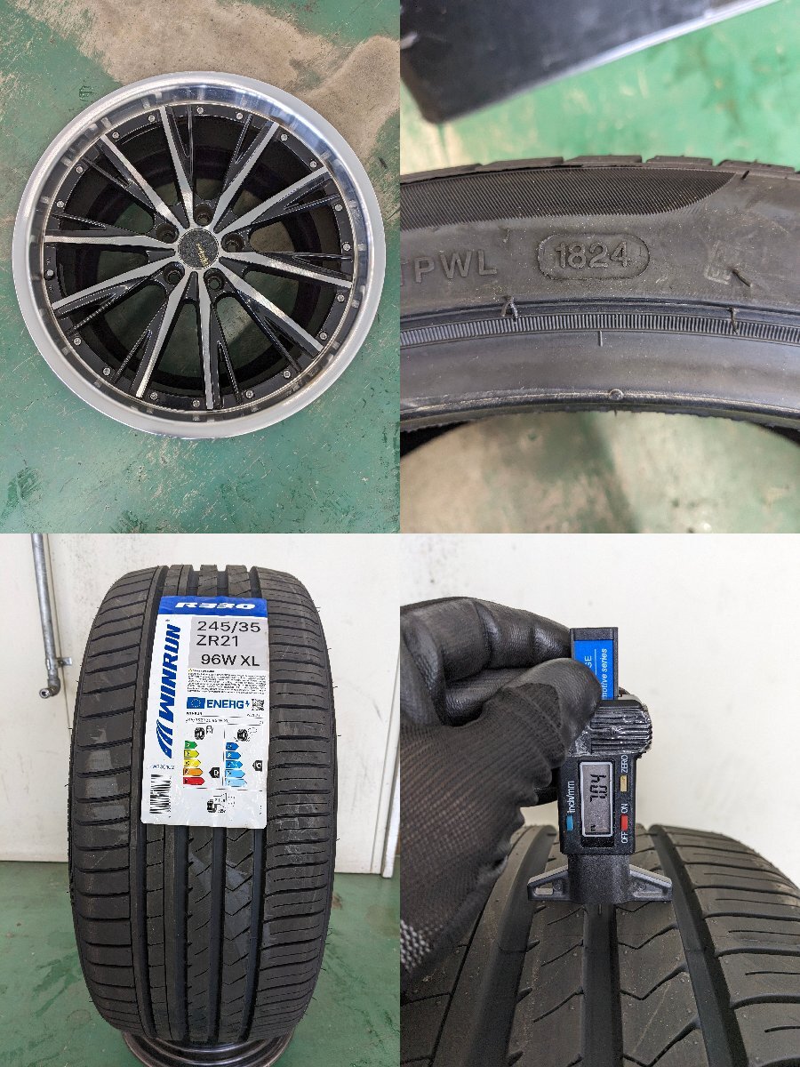 Yahoo!オークション - 大田原店 中古ホイールタイヤSET4本 アネーロコ...