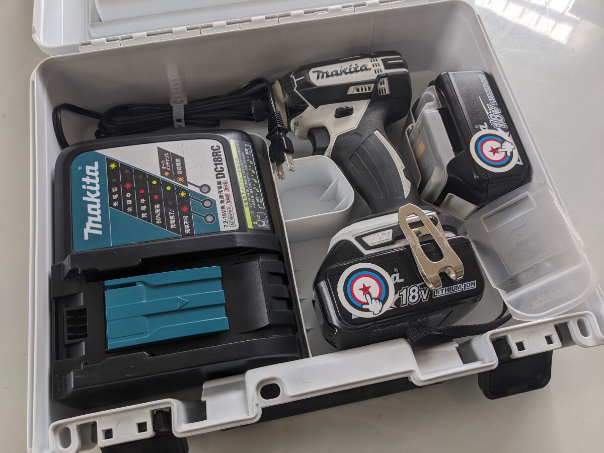 Yahoo!オークション - makita マキタ 充電式 インパクト ドライバ TD14...