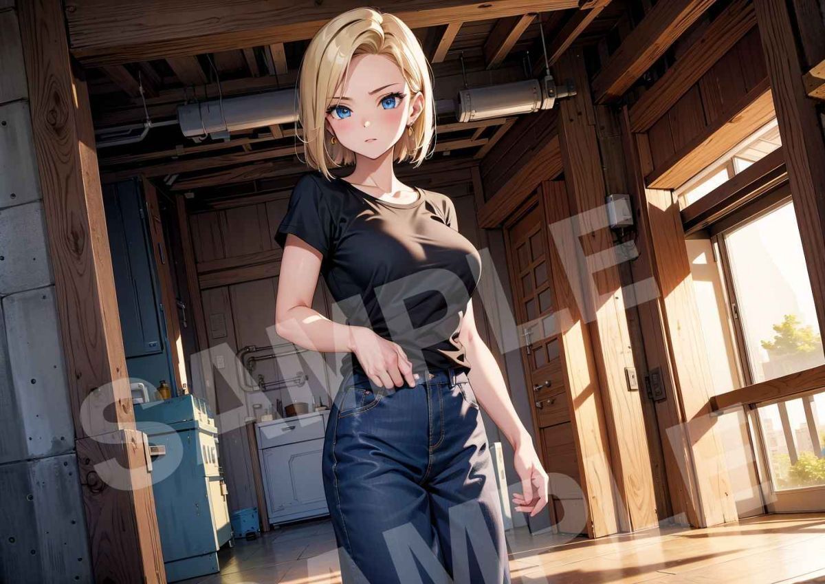 Yahoo!オークション - 484_ 金髪っ娘 美少女 高画質 A4 一点物 イラス...