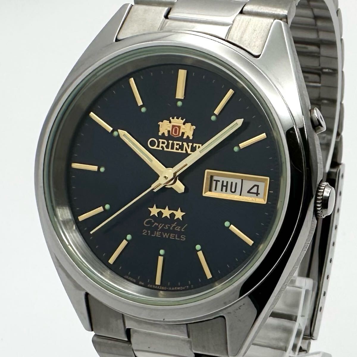 Yahoo!オークション - w929 稼働 オリエント ORIENT 469WA3-81 スリー...