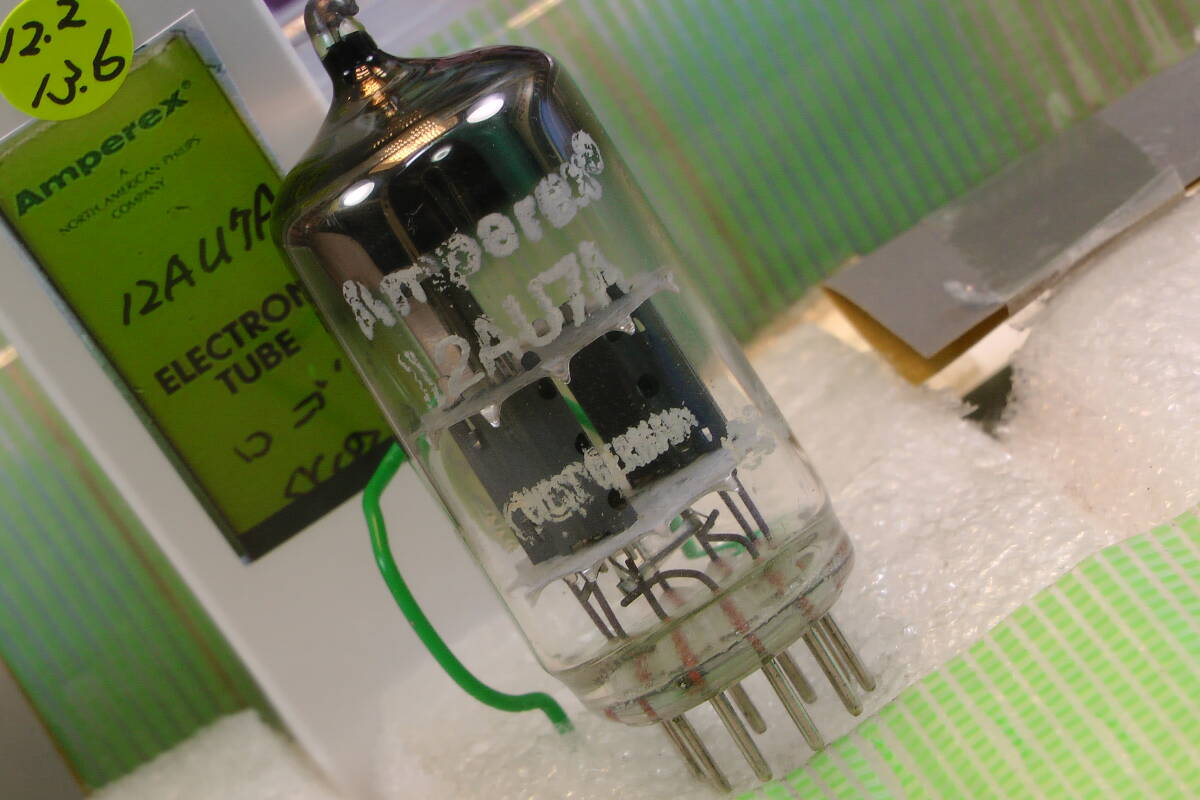 Yahoo!オークション - 80u-RFT系 ampeロゴ・12AU7A 単品・USED