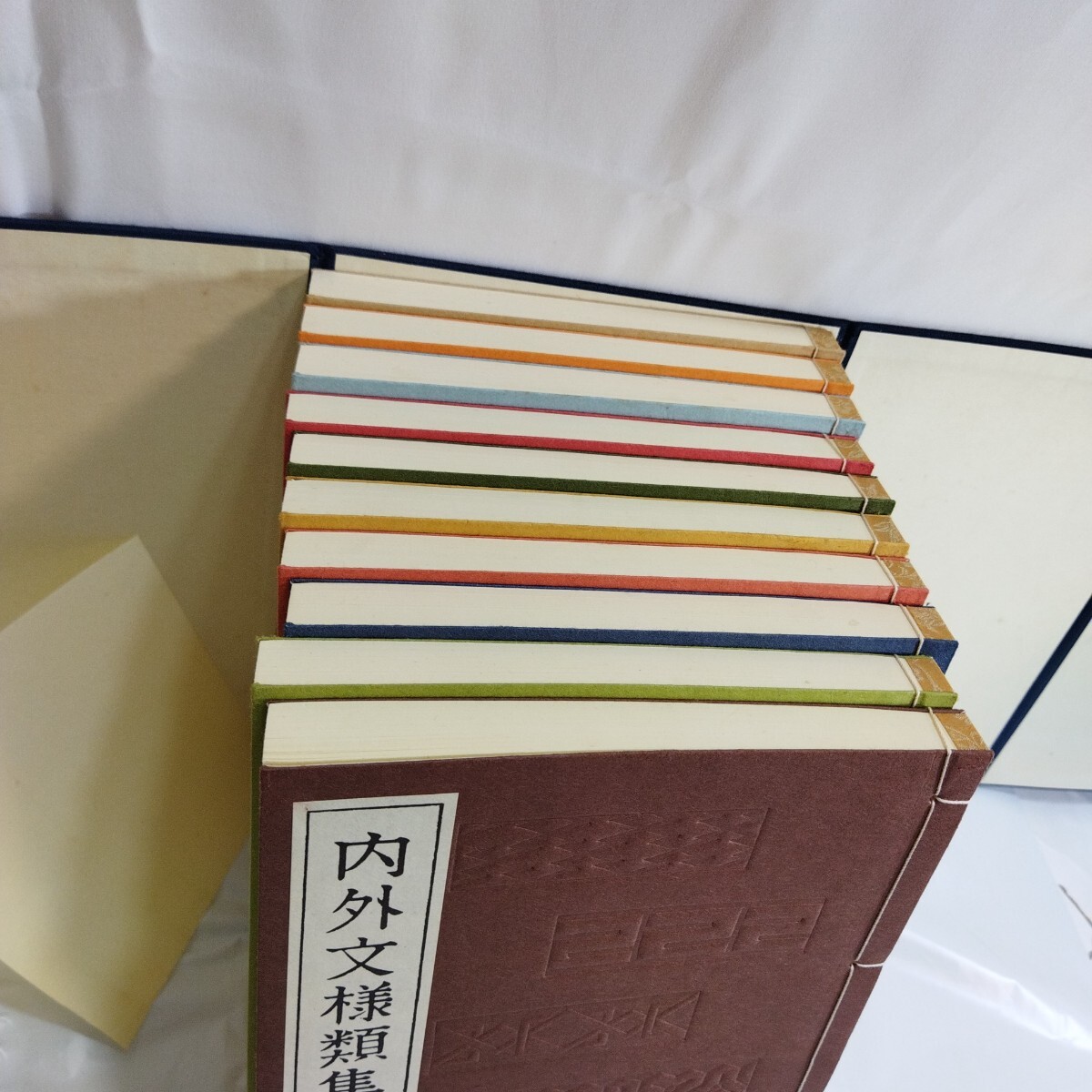 Yahoo!オークション - 【定価約4万円】内外文様類集 全10冊 箱付き_0IB...