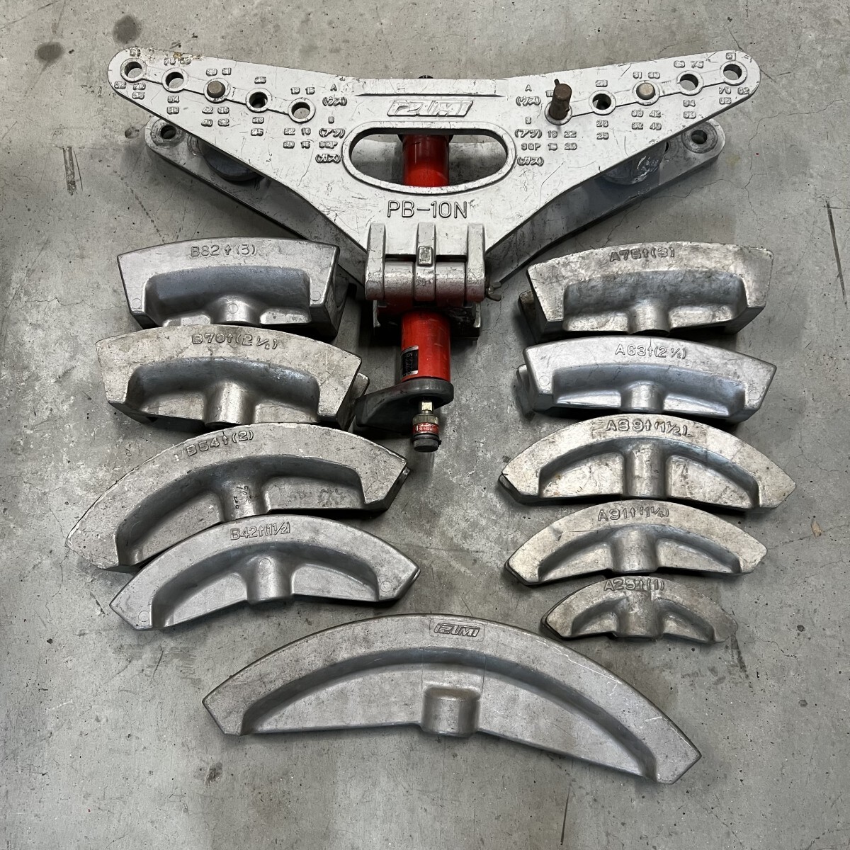 Yahoo!オークション - IZUMI 泉精器 PB-10N 油圧式パイプベンダーセッ...