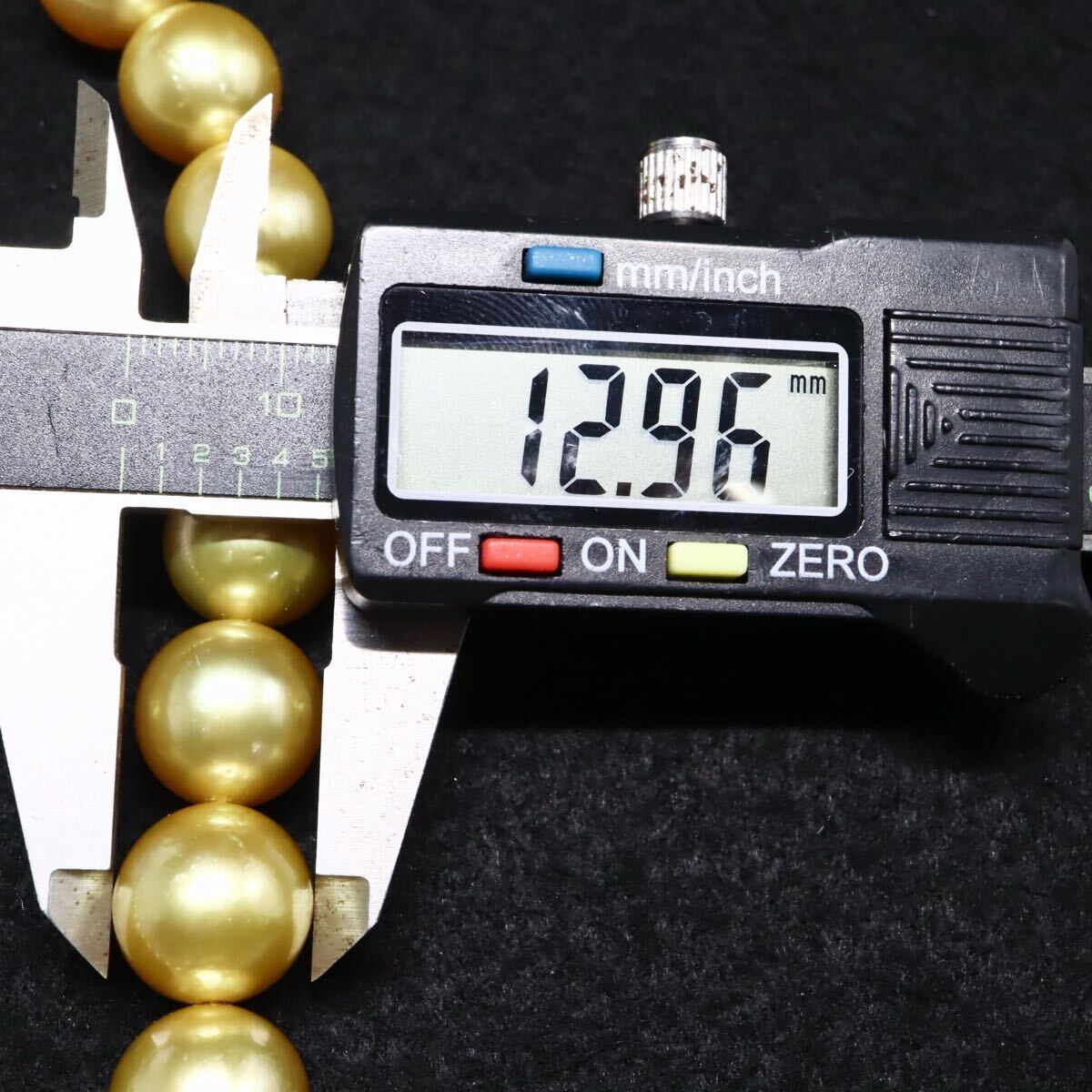 Yahoo!オークション - K18/K14WG 約10.47-12.96mm珠 ソ/箱付き テリ良...