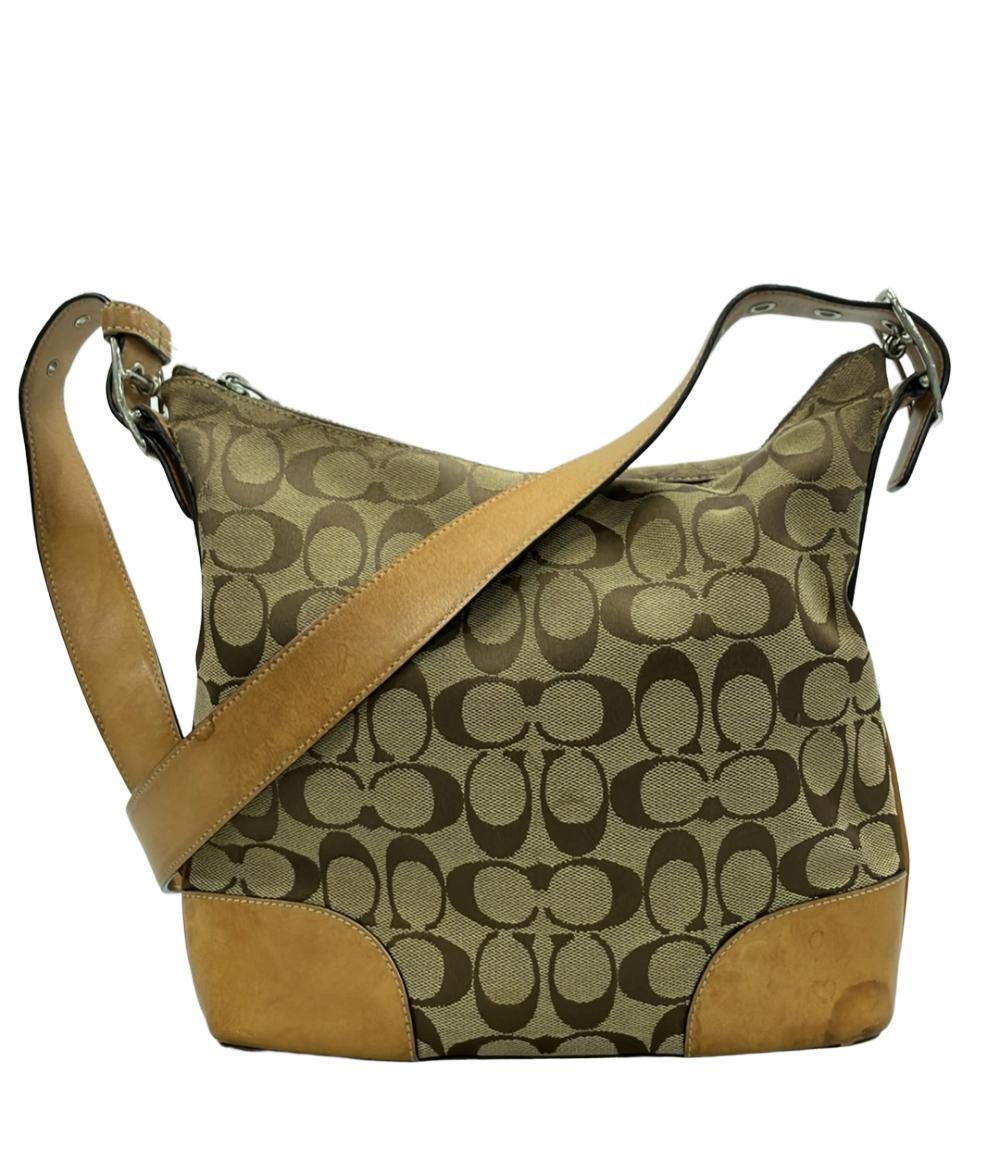 Yahoo!オークション - コーチ ショルダーバッグ 6347 シグネチャー レ...