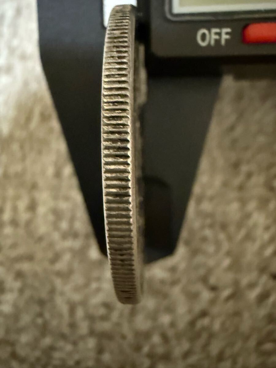 Yahoo!オークション - 希少 明治19年前期 1円銀貨 26.89g