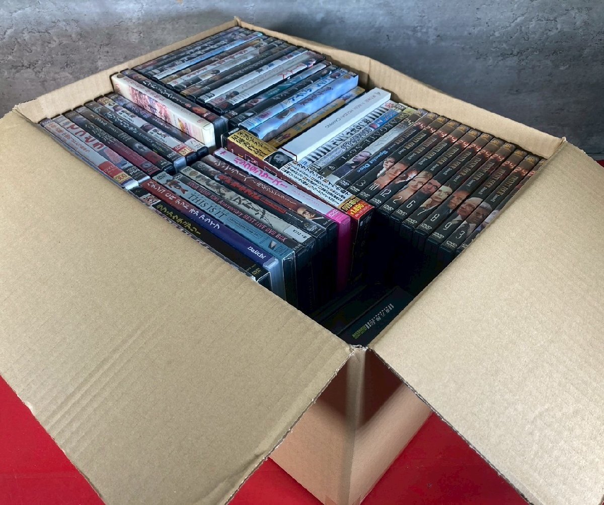 Yahoo!オークション - 1円～ DVD ジャンル 色々 大量 約100枚 約15kg ...
