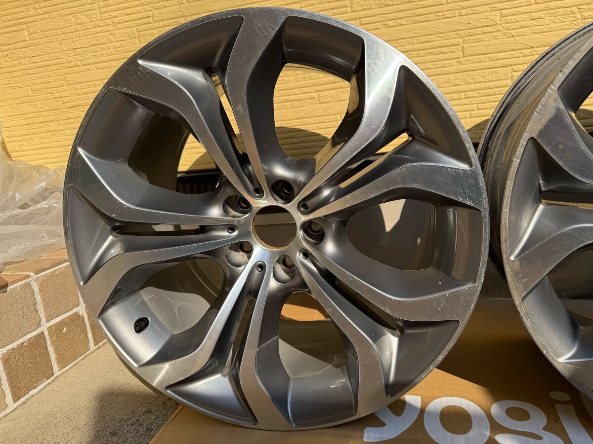 Yahoo!オークション - BMW X5 E70 純正 20インチ アルミホイール4本 10...