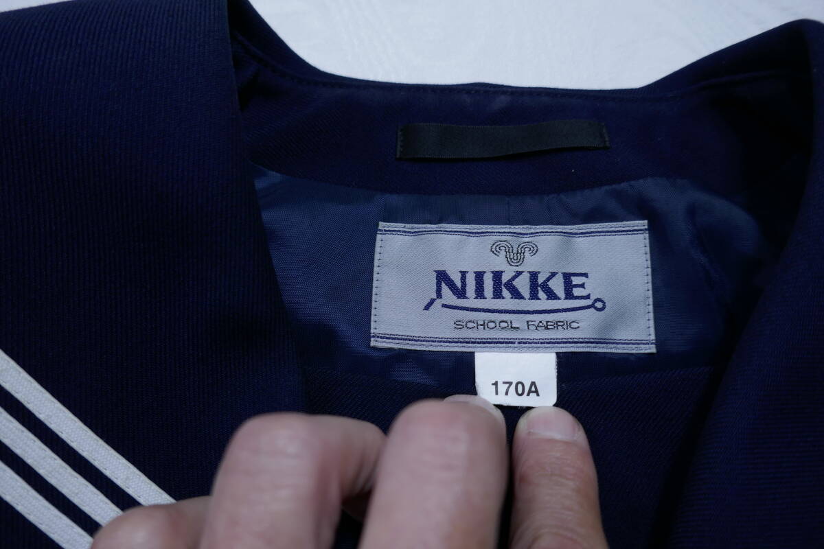 Yahoo!オークション - 10 大きい 千葉県 柏市立 松葉中学校 セーラー服...