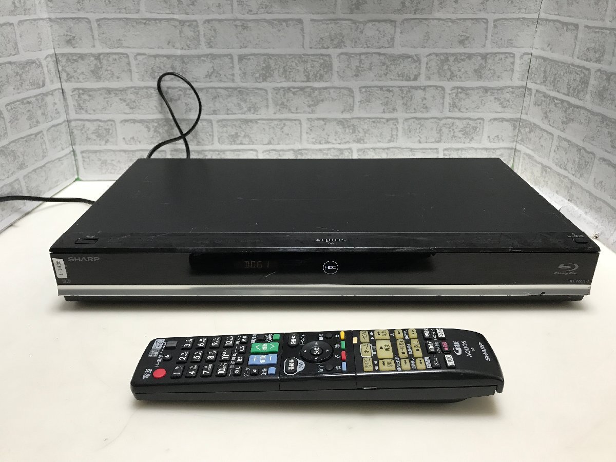 Yahoo!オークション - SHARP BDレコーダー BD-W2700 中古品1-1438