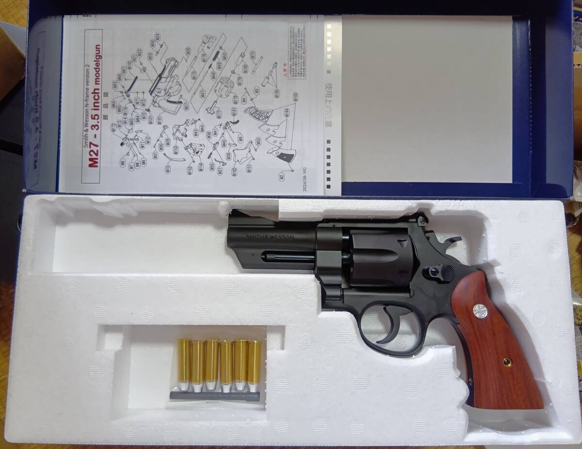 Yahoo!オークション - 【タナカ】S&W M27 The .357 Magnum 3-1/2inch H...