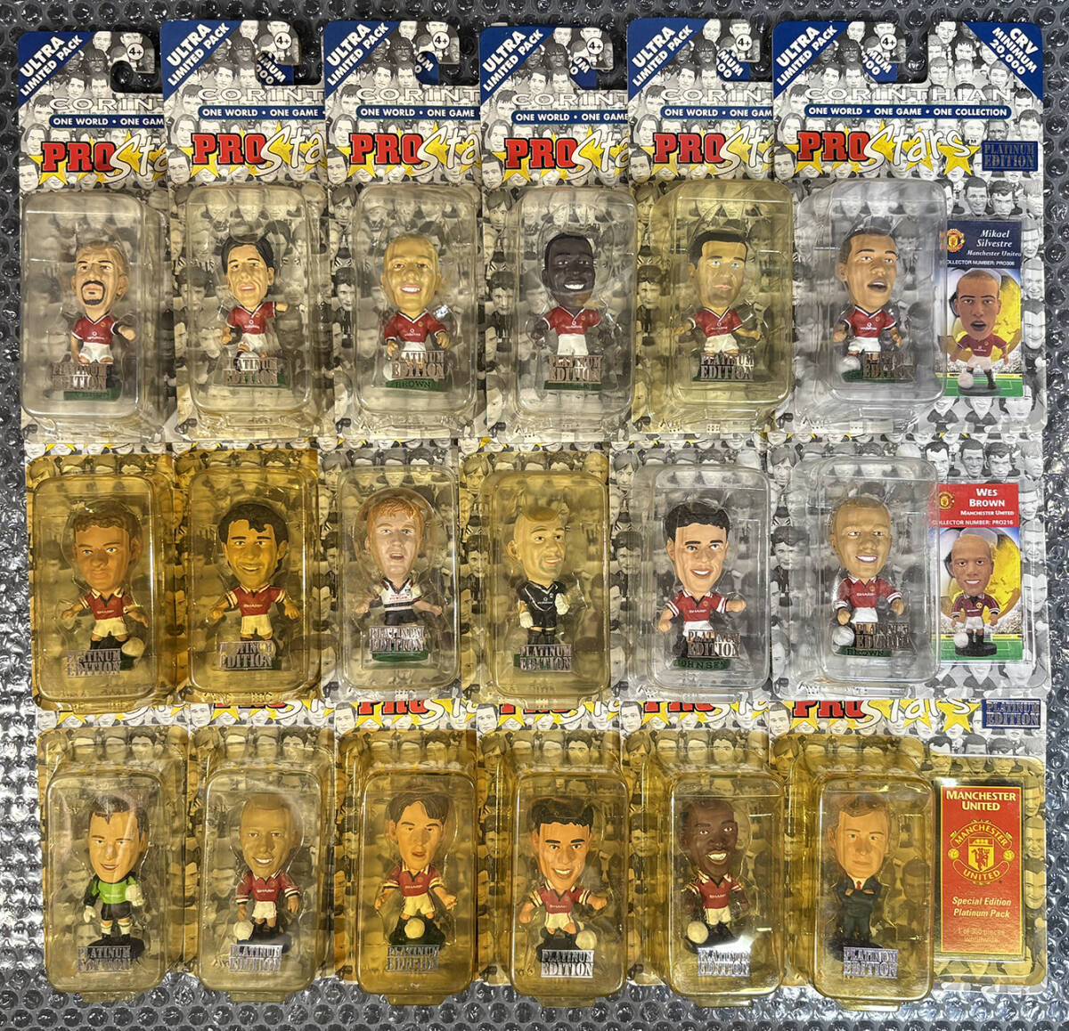 Yahoo!オークション - (Y49)ProStars Manchester Utd 18 Platinum pack...