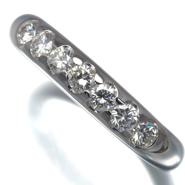 Yahoo!オークション - ダイヤ ダイヤモンド 0.51ct 7P リング Pt900 指...