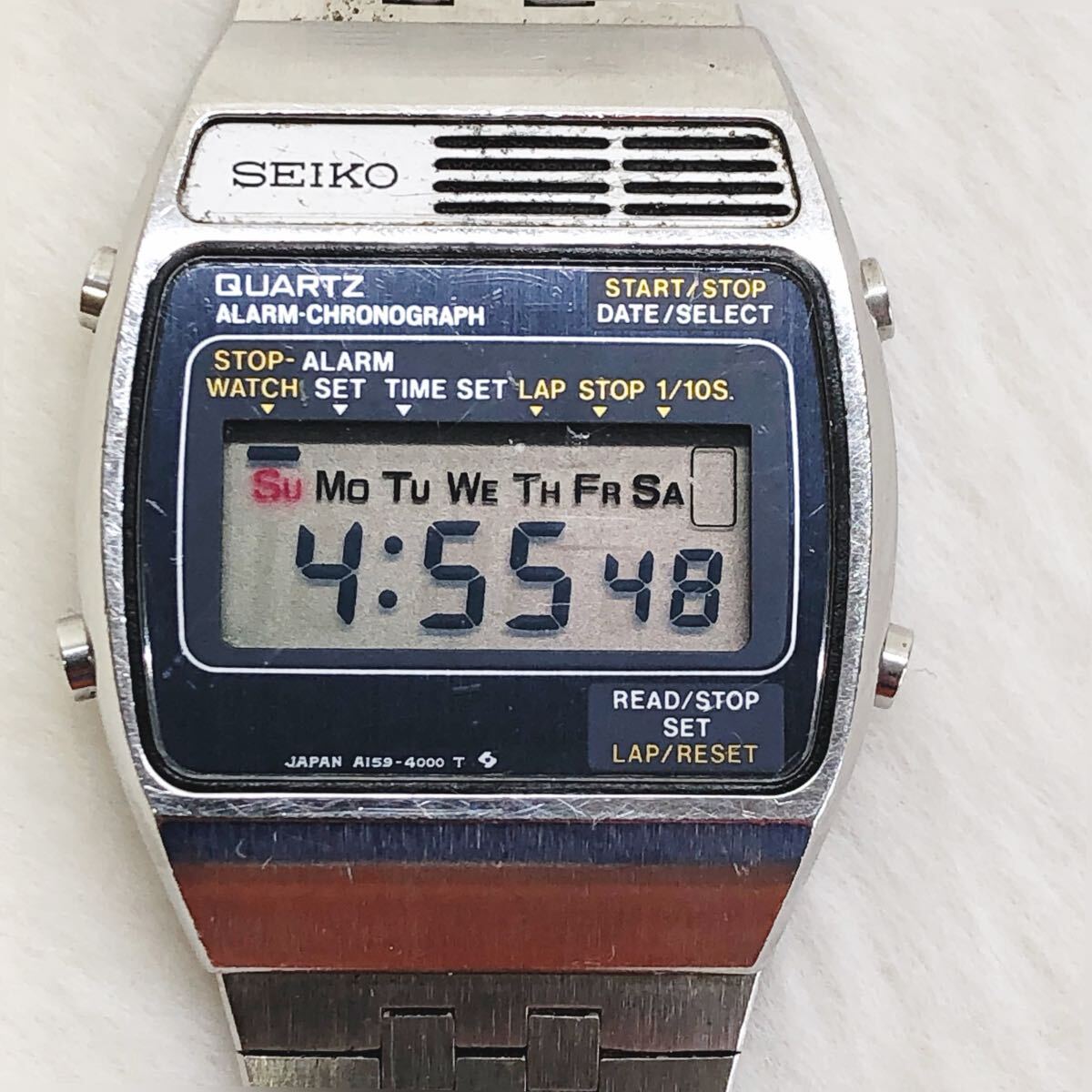 Yahoo!オークション - 【動作品】SEIKO セイコー A159-4000G デジタル ...