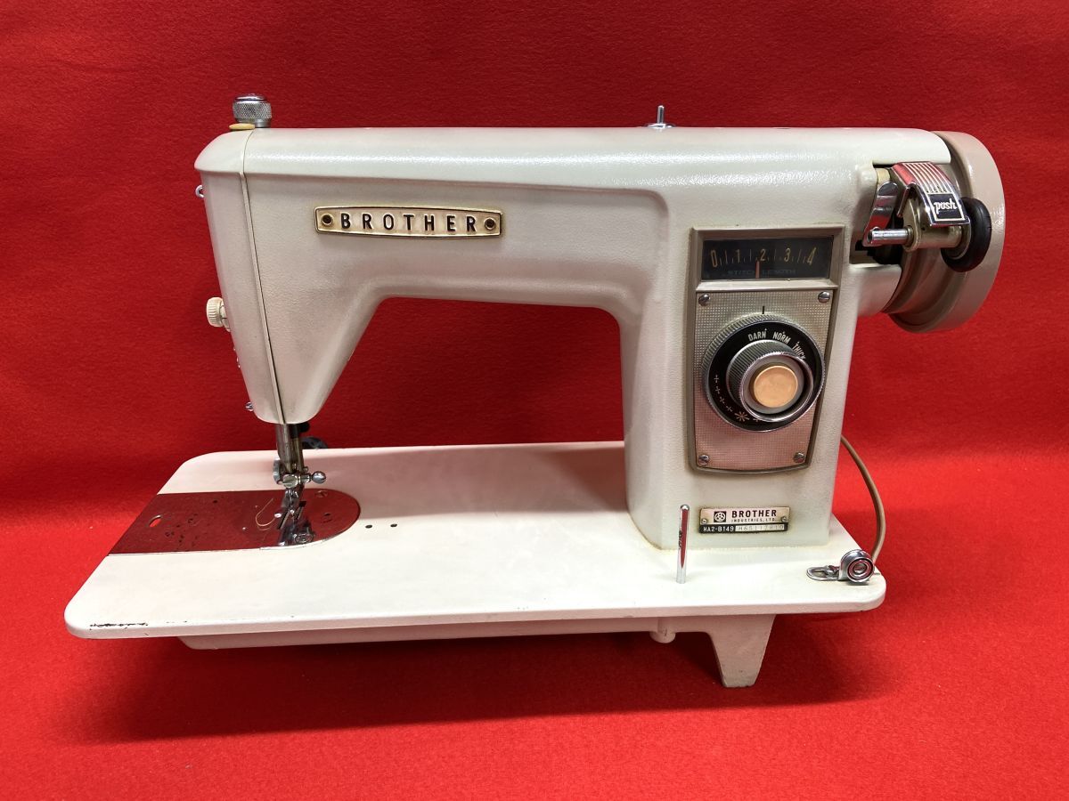 Yahoo!オークション - 【M160】BROTHER ミシン HA2-B149 ブラザー レト...