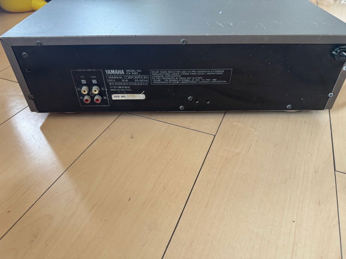 Yahoo!オークション - カセットデッキ YAMAHA KX-690 ジャンク