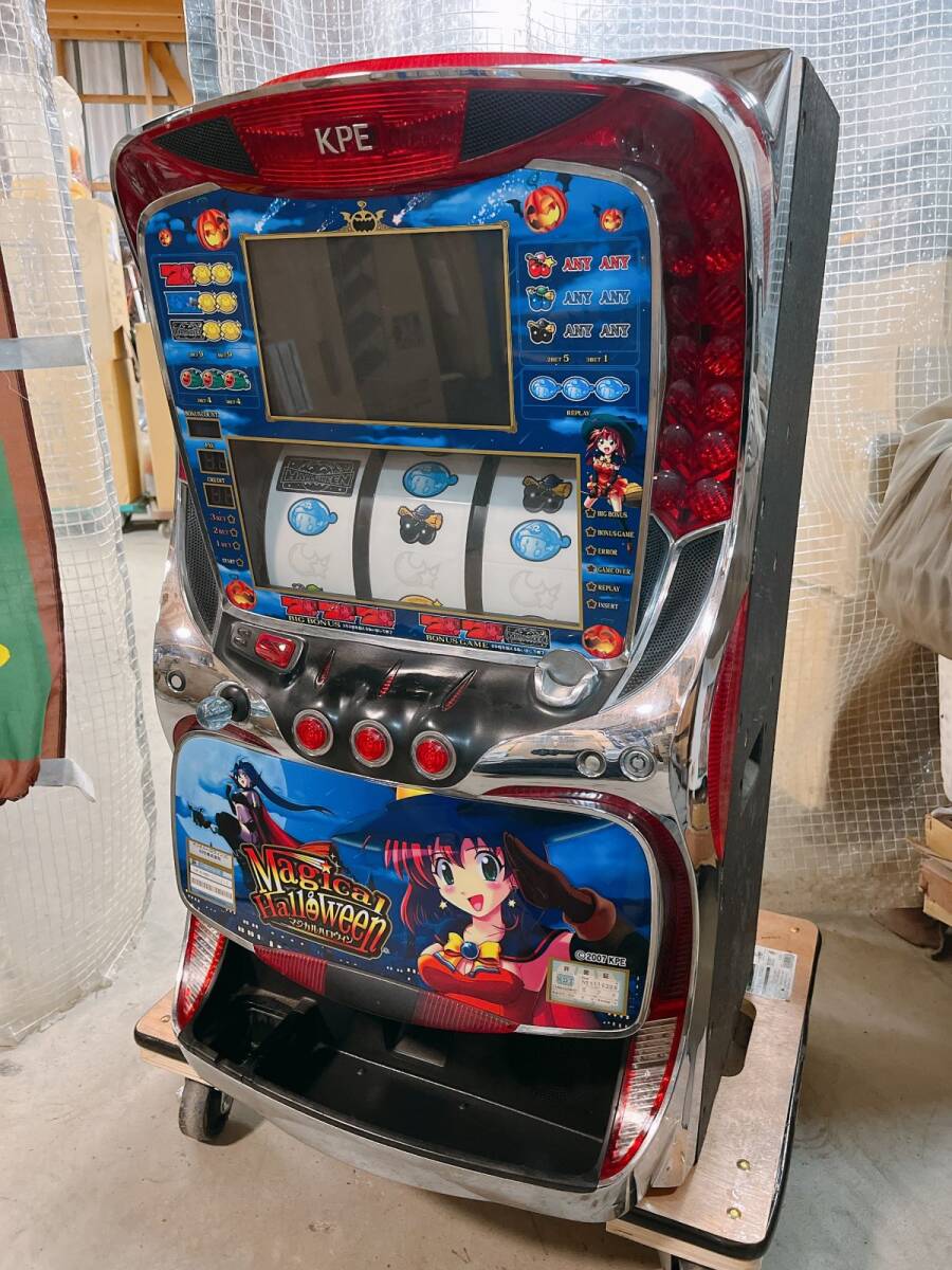 Yahoo!オークション - 中古 パチスロ 実機 KPE マジカルハロウィン JC ...