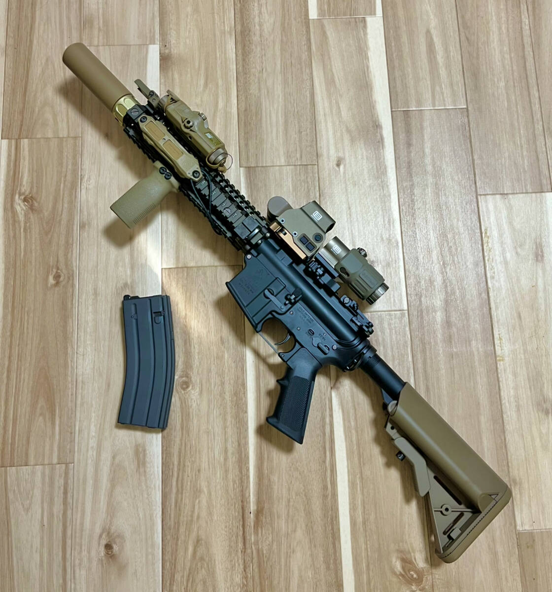 マルイ MK18 Mod 1 カスタム 付属品多数 GBB M4 AR MTR VFC GHK N4 HK 416 417 M14 WE M16 BCM SR 16 URG DNA KAC ...