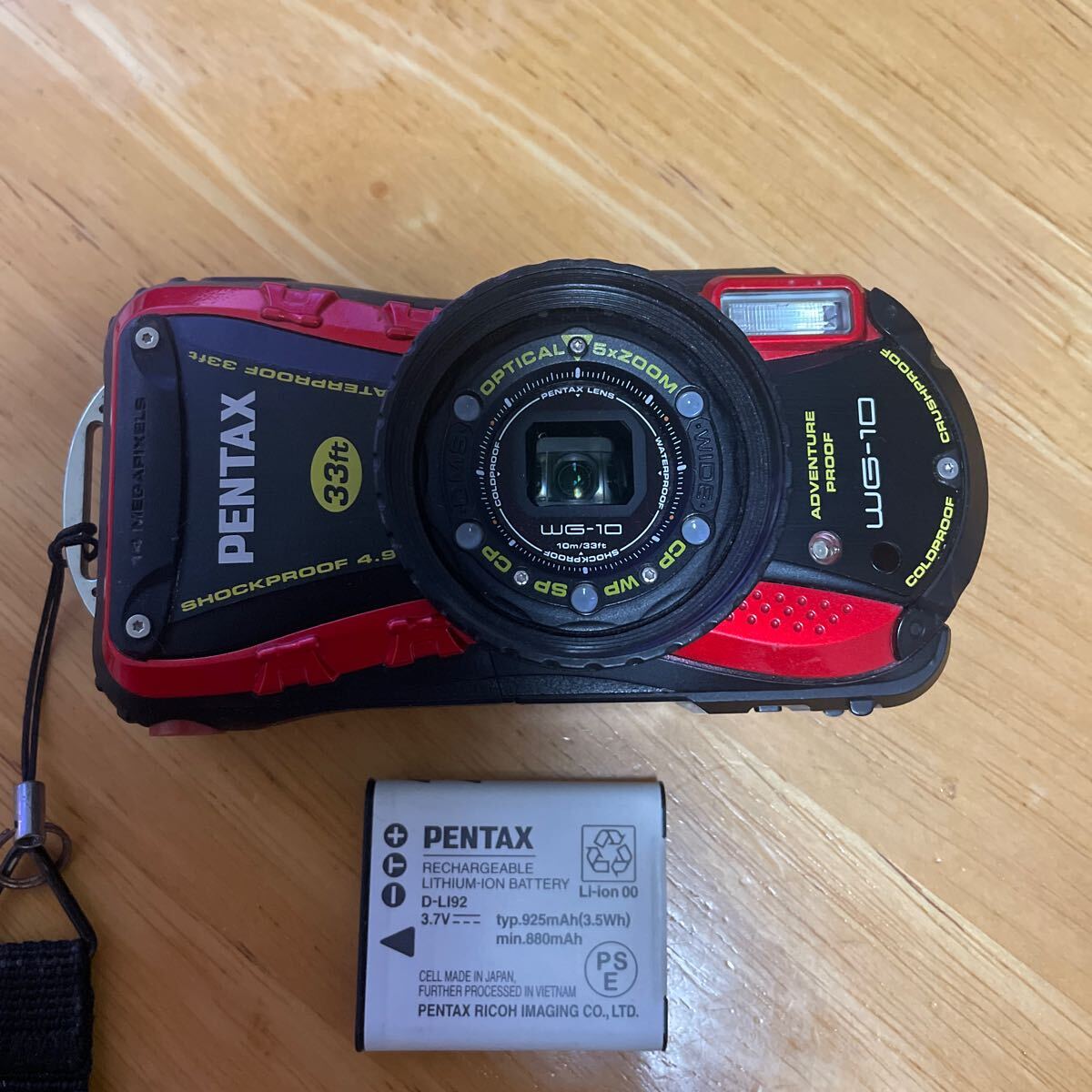 Yahoo!オークション - PENTAX WG-10 コンパクトデジタルカメラ