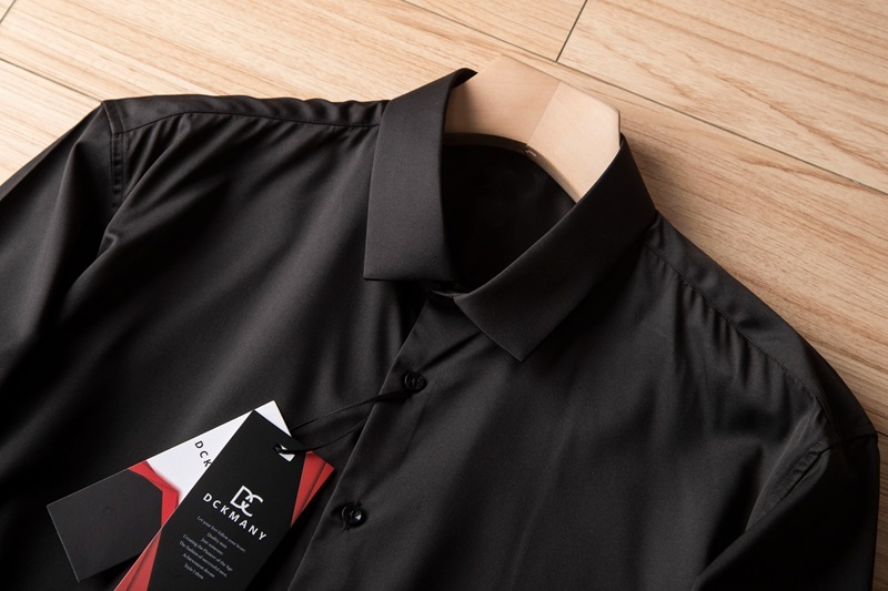 Yahoo!オークション - H083-4XL新品DCKMANY シルク混 ワイシャツ ノー...