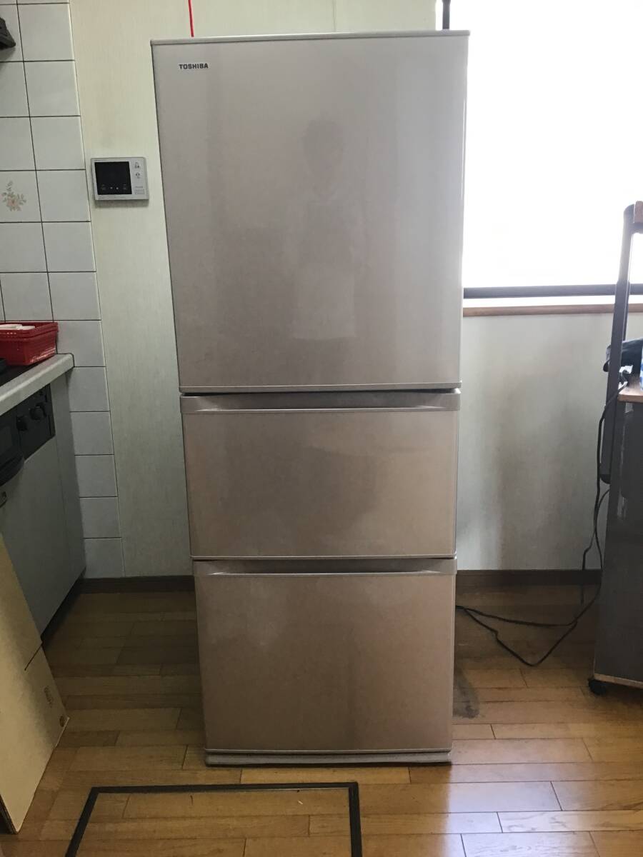 Yahoo!オークション - 東芝冷蔵庫 GR-G34S 2014年製 大阪府岸和田市 引...