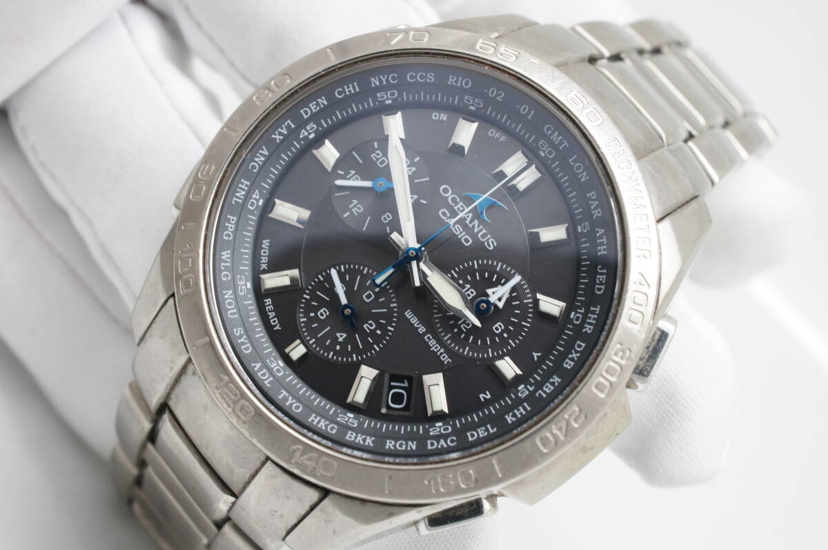 Yahoo!オークション - W63 作動良好 CASIO カシオ OCEANUS オシアナス ...