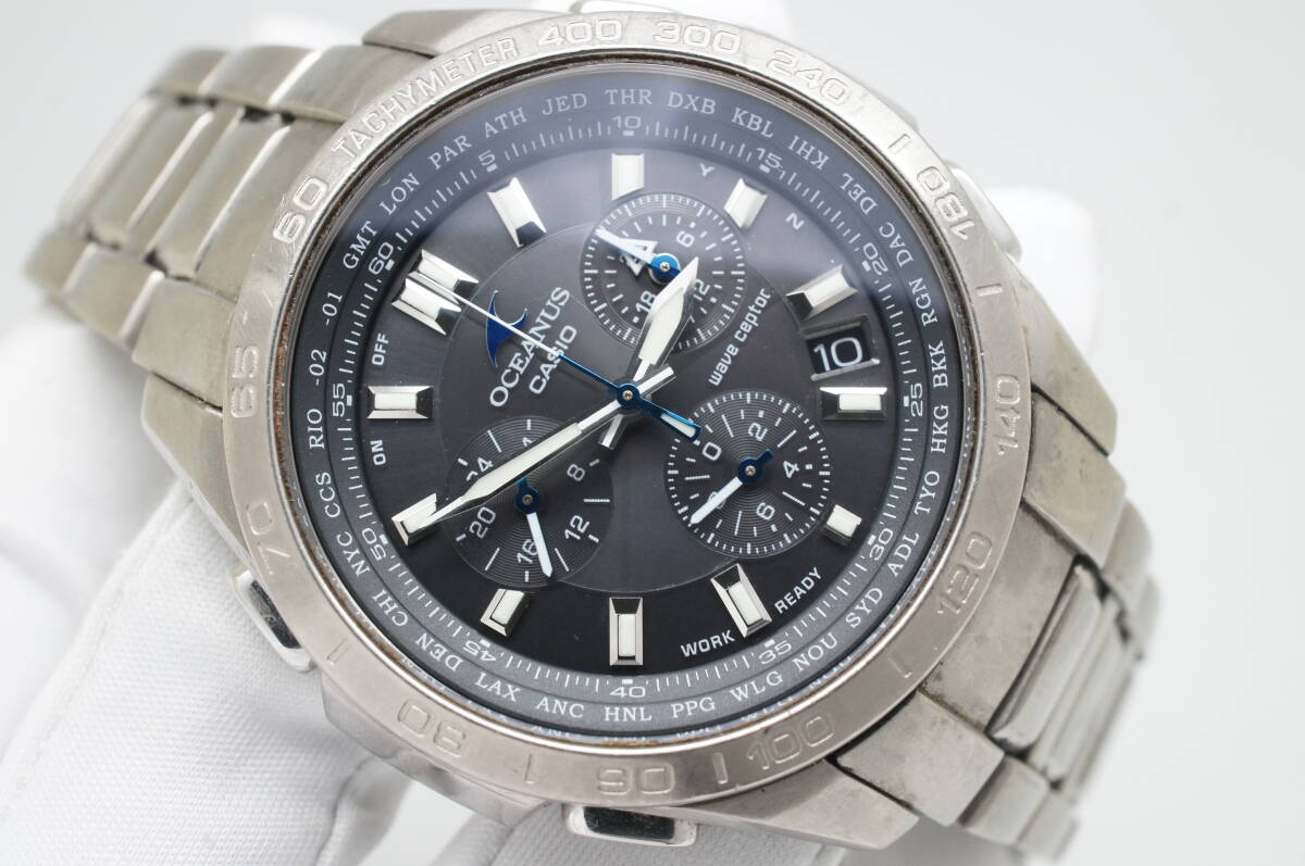 Yahoo!オークション - W63 作動良好 CASIO カシオ OCEANUS オシアナス ...