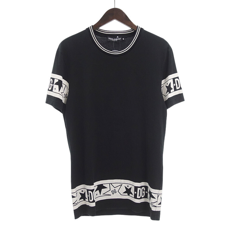 Yahoo!オークション - DOLCE&GABBANA 20SS DGスタープリント ブラックT...