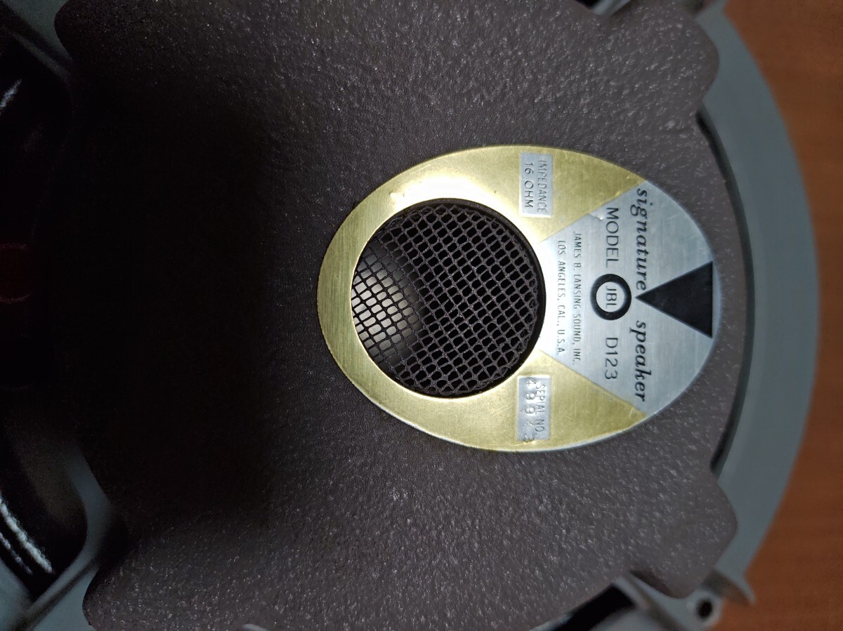 Yahoo!オークション - JBLスピーカーD123 16Ω初期型ペア